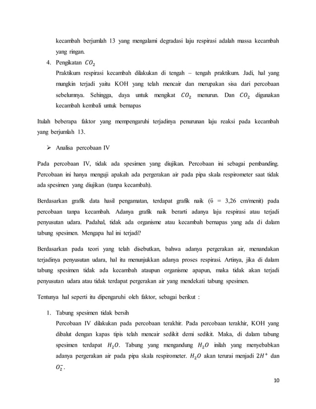 Laporan praktikum biologi respirasi | DOCX