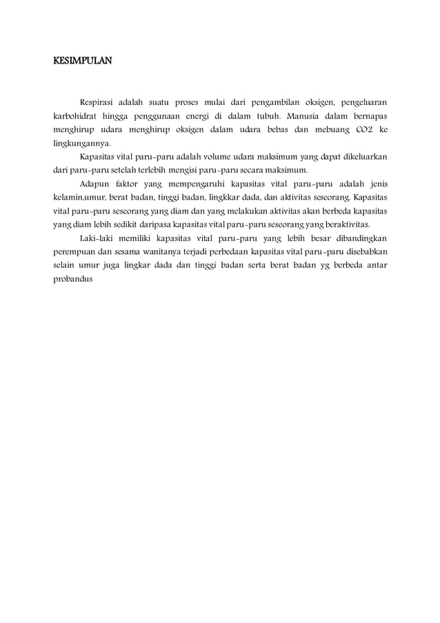 Laporan praktikum biologi respirasi | DOCX