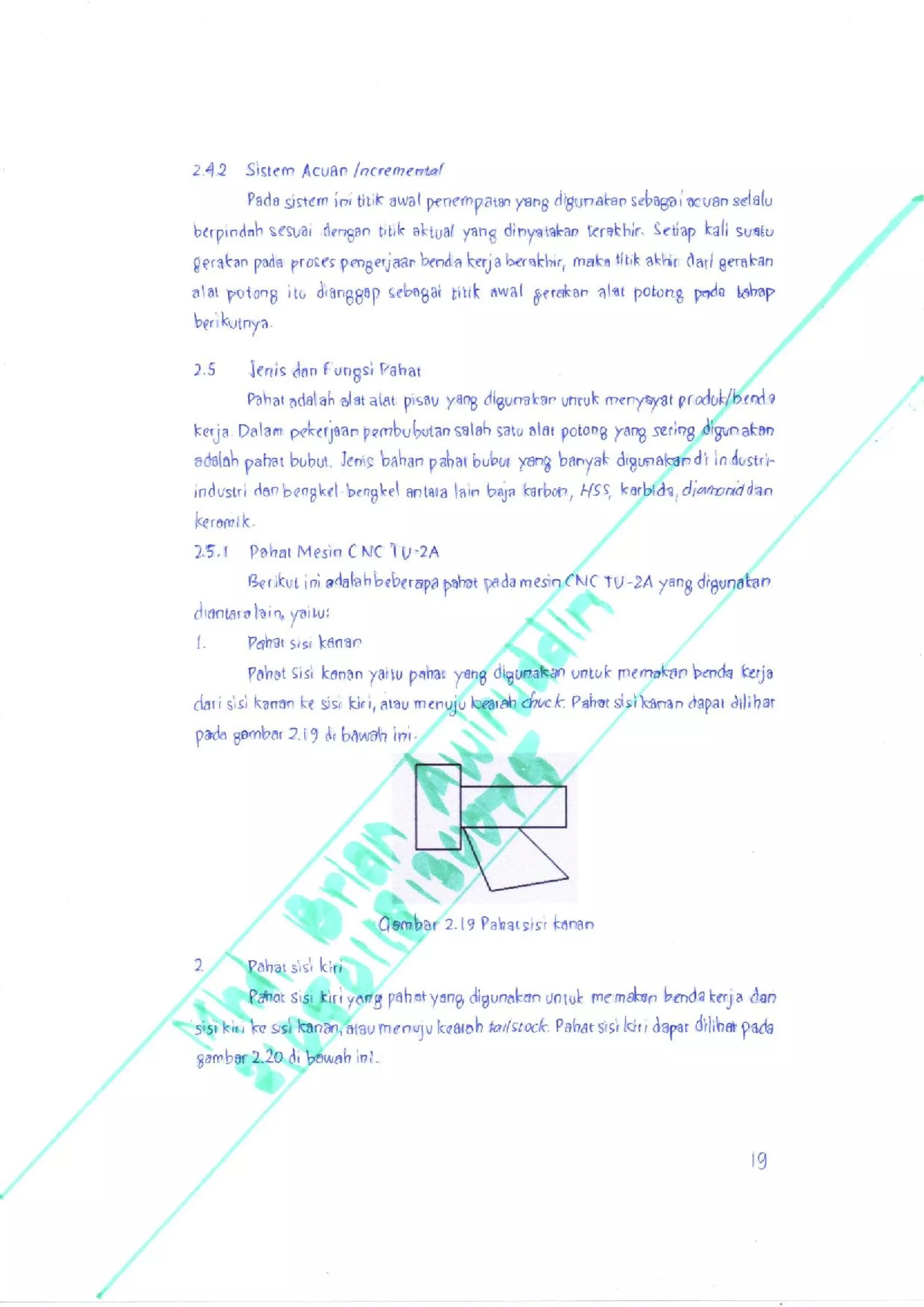Laporan praktikum cnc 2020 mhd. brian awiruddin 21050118130075 | PDF