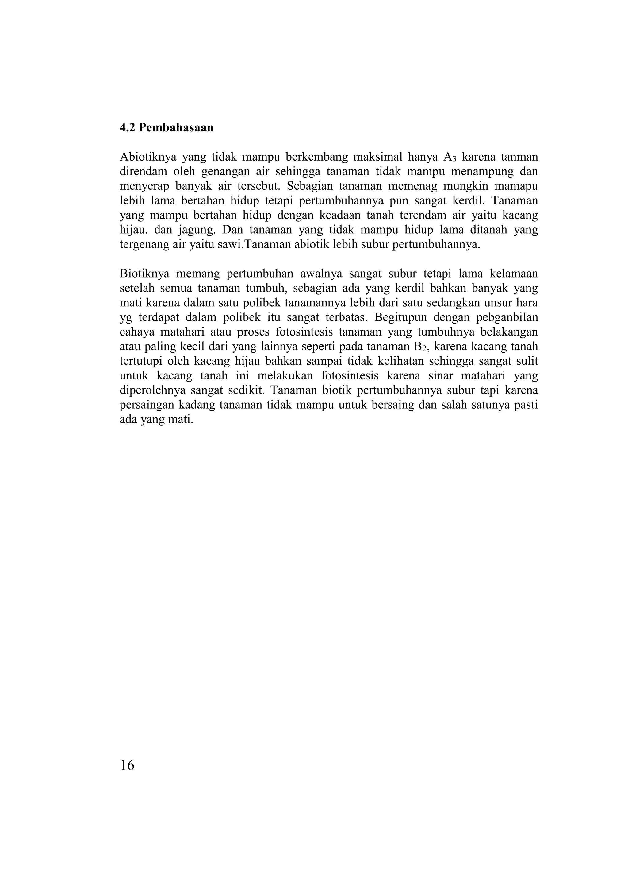 contoh Laporan praktikum ekologi | PDF