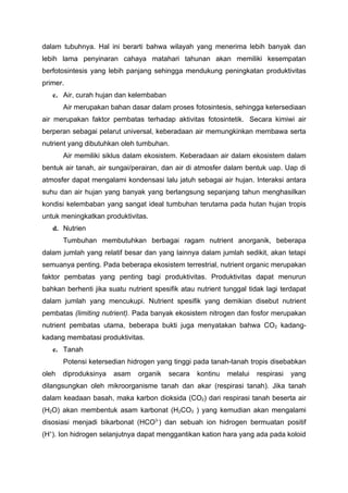 Laporan praktikum ekologi tumbuhan (2) | DOC