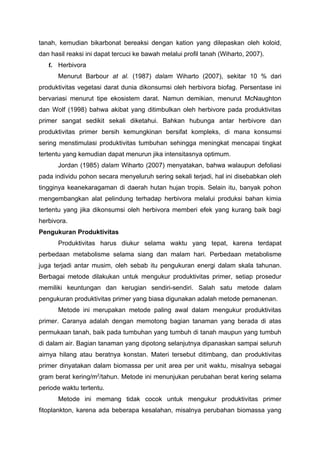 Laporan praktikum ekologi tumbuhan (2) | DOC