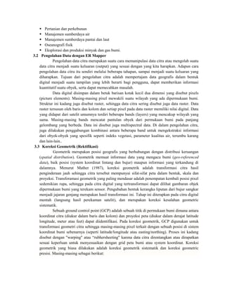 Laporan Praktikum ER Mapper Koreksi Geometrik dan Radiometrik | PDF