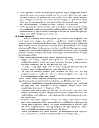 Laporan Praktikum ER Mapper Koreksi Geometrik dan Radiometrik | PDF