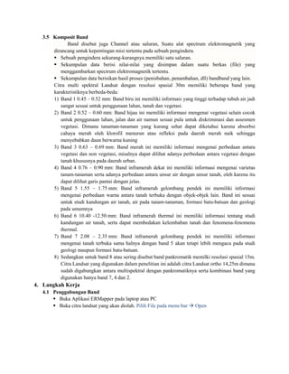 Laporan Praktikum ER Mapper Koreksi Geometrik dan Radiometrik | PDF