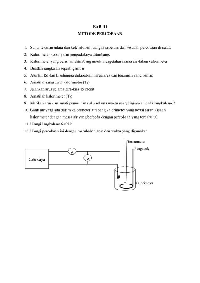 Laporan praktikum fisika dasar kalorimeter joule ani | PDF Laporan praktikum fisika dasar kalorimeter joule ani | PDF