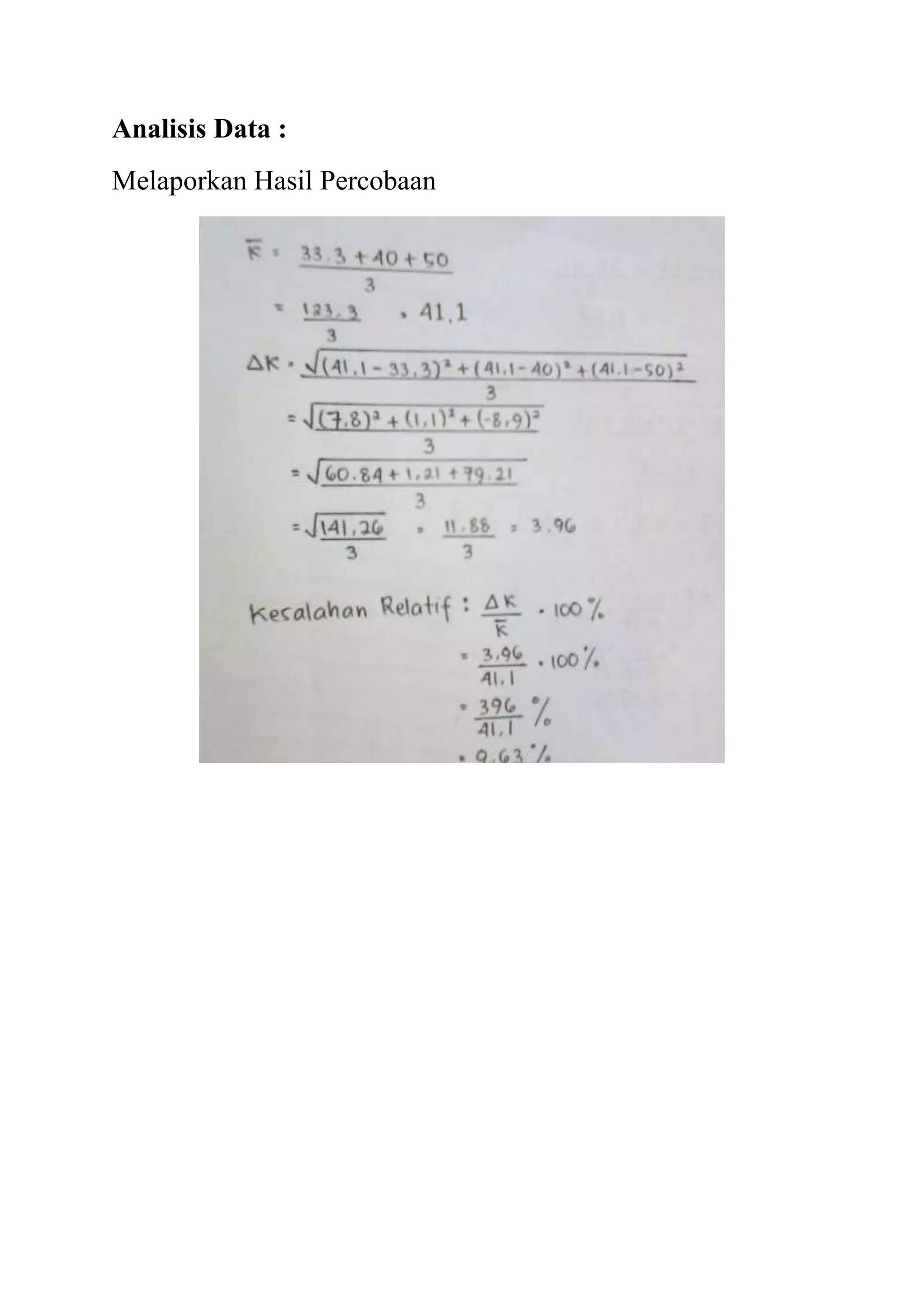 Laporan praktikum fisika elastisitas dan hukum hooke | DOCX