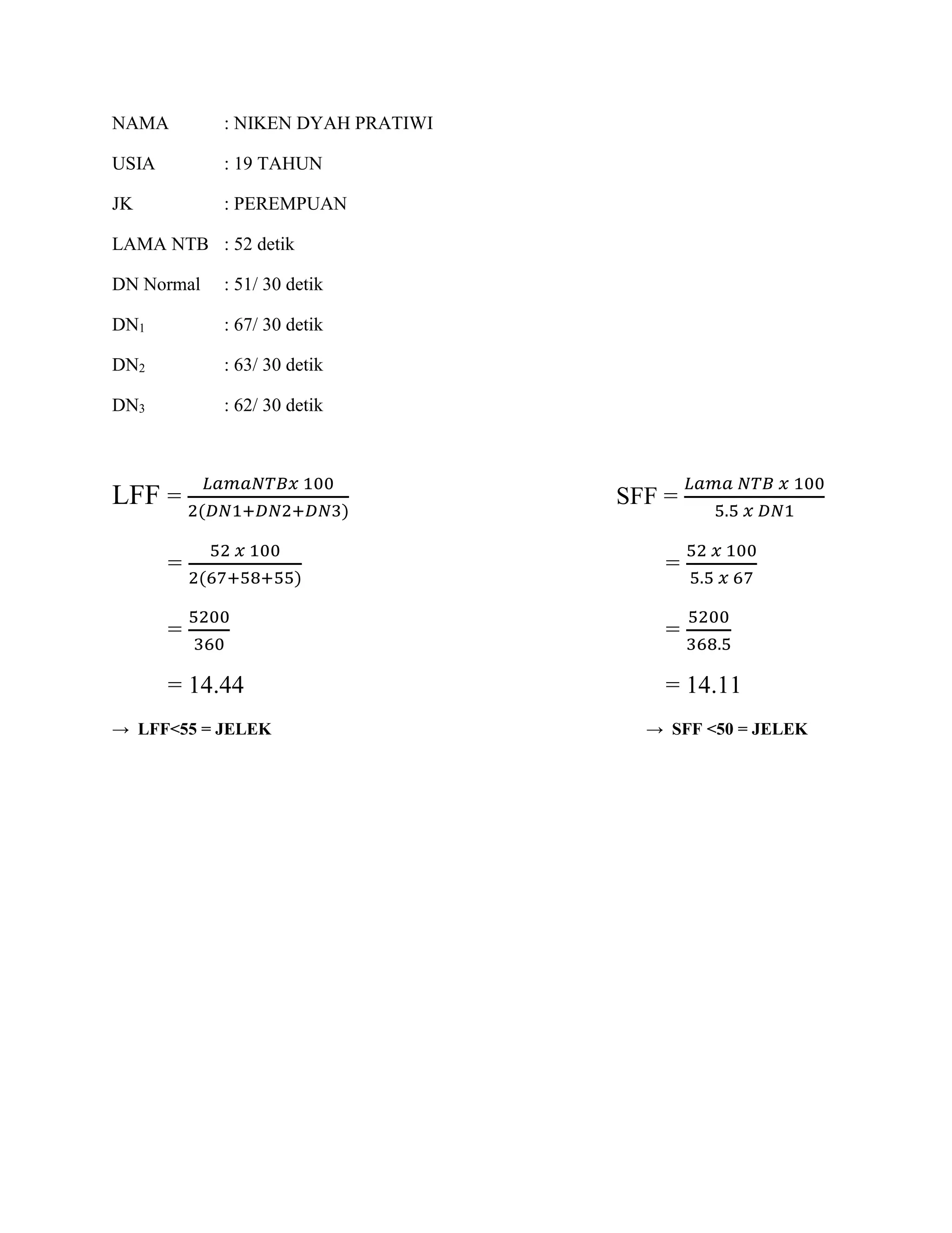 Laporan praktikum fisiologi - harvard test | DOCX