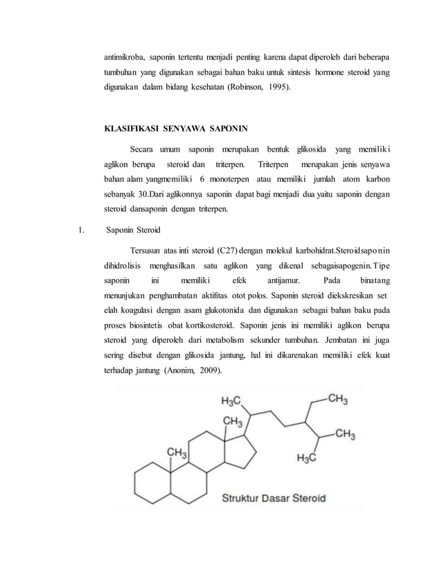 Laporan praktikum fitokimia identifikasi senyawa golongan glikosida ...