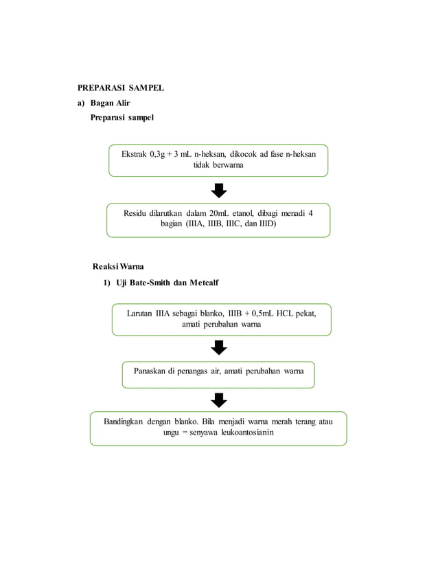 Laporan praktikum fitokimia identifikasi senyawa golongan flavonoida (Ekstrak Psidium guajava ...