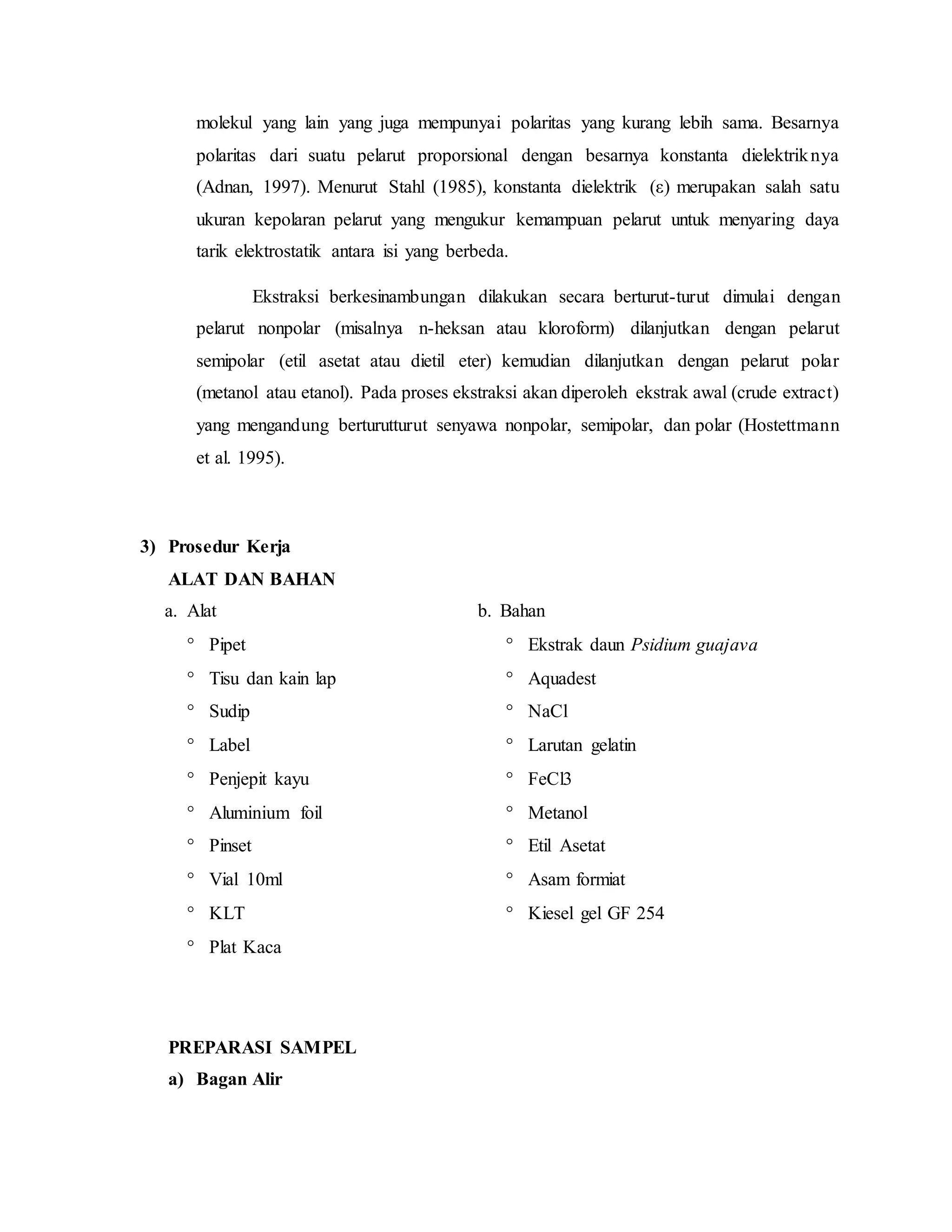 Laporan praktikum fitokimia identifikasi senyawa golongan polifenol dan ...