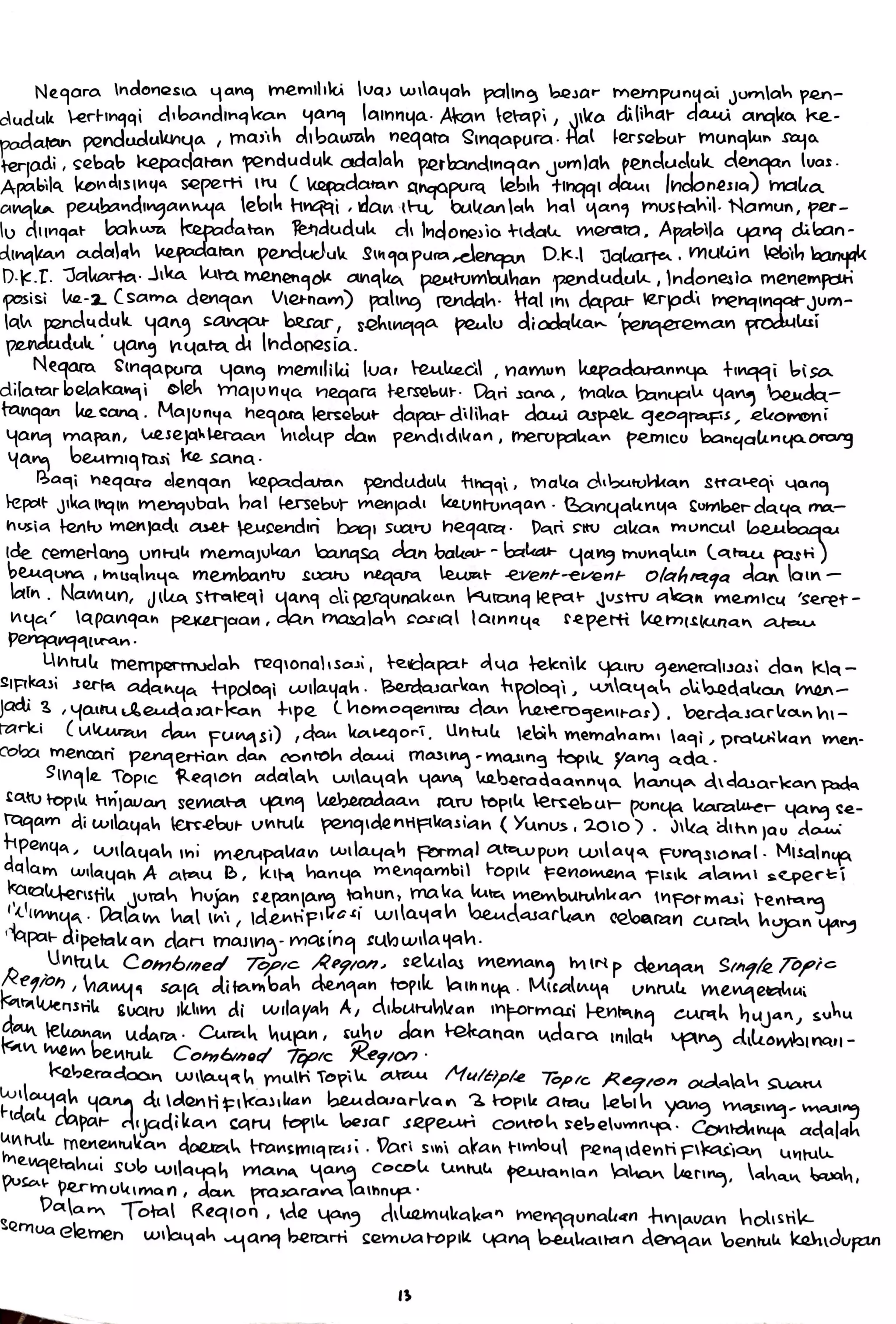 Laporan praktikum geografi regional 2011 | PDF