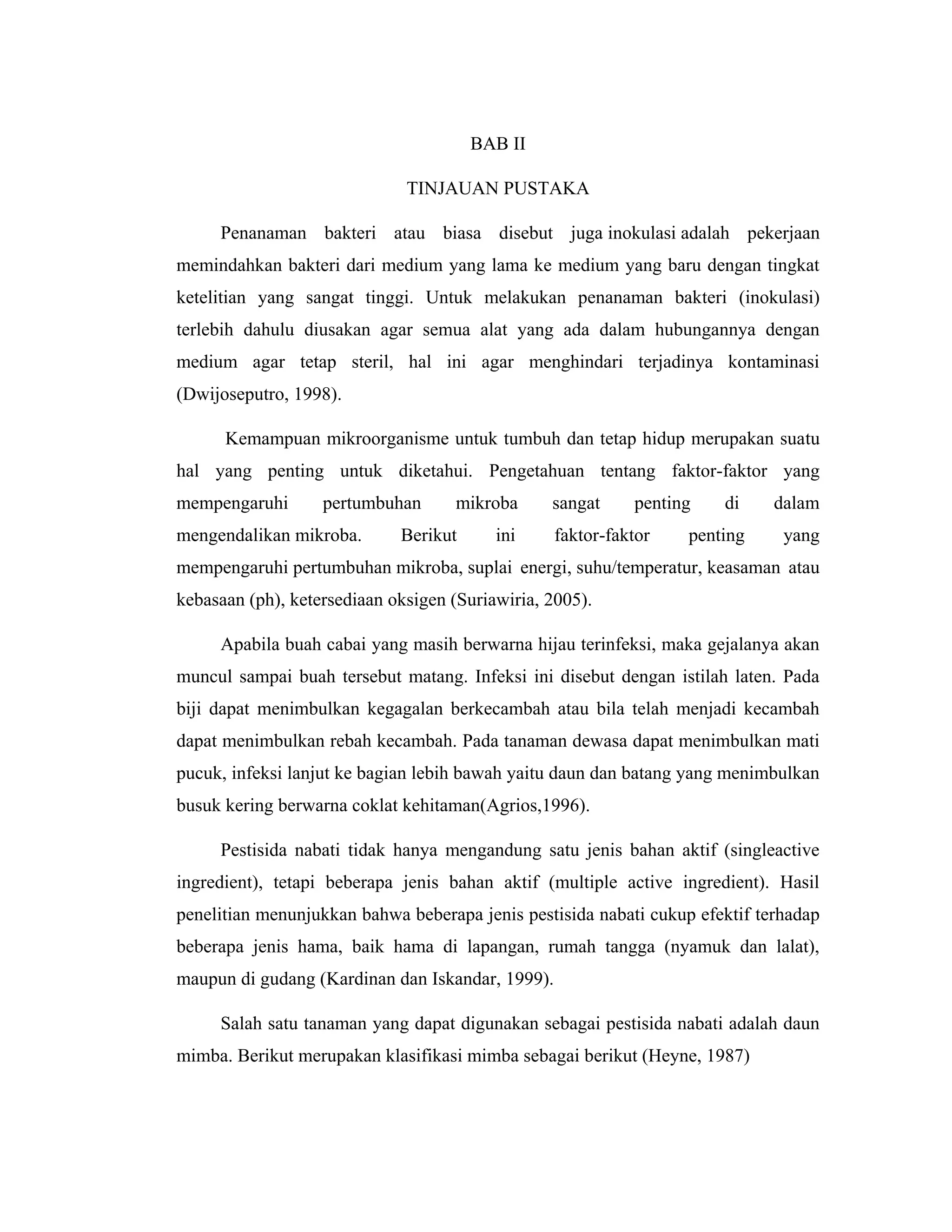 Laporan praktikum inokulasi | PDF