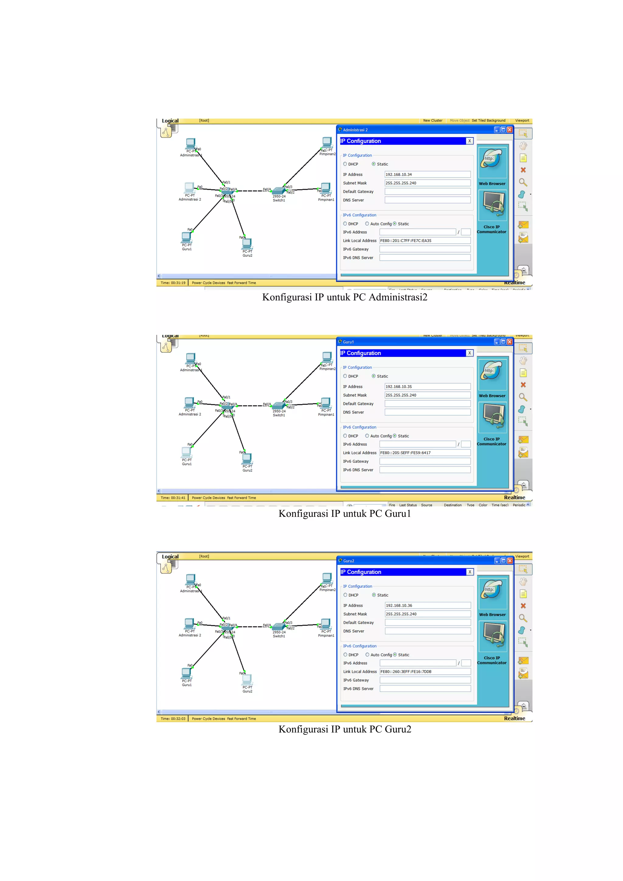 Laporan praktikum jarkom_3 | PDF