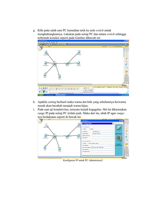 Laporan praktikum jarkom_3 | PDF