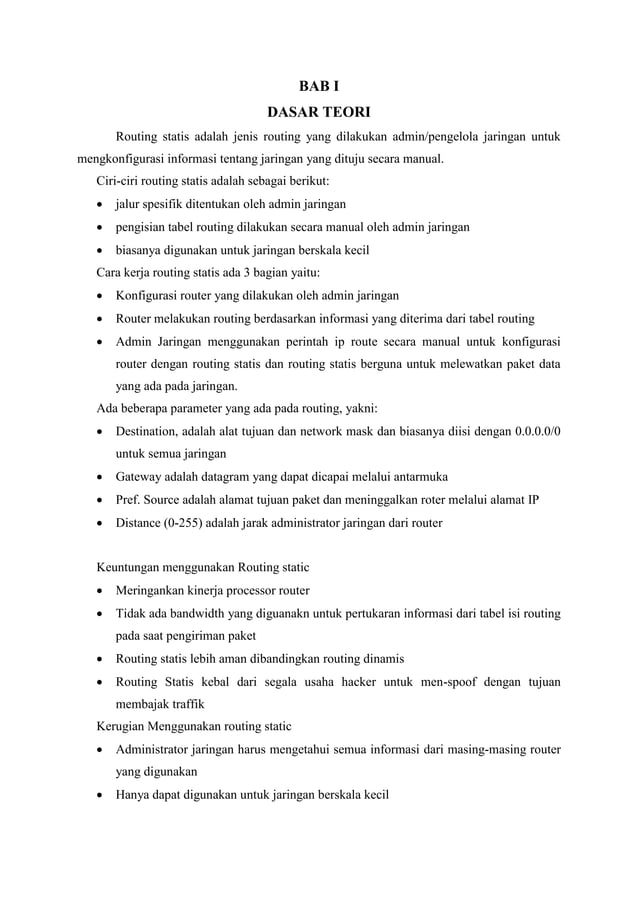 Laporan praktikum jarkom_4 | PDF