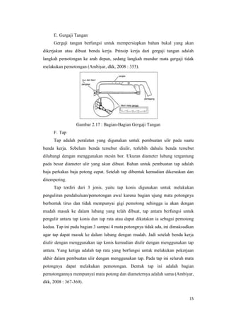 Laporan Praktikum Kerja Bangku | DOCX