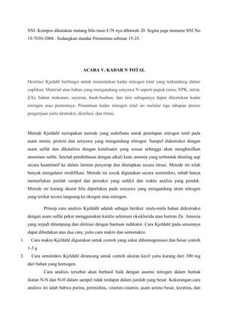 Laporan praktikum kesuburan tanah | DOCX
