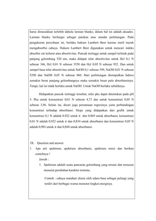 Laporan praktikum kimia fisika | DOCX