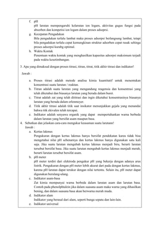 Laporan praktikum kimia fisika i perc. viii | PDF