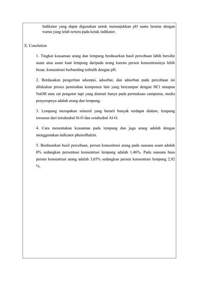 Laporan praktikum kimia fisika i perc. viii | PDF