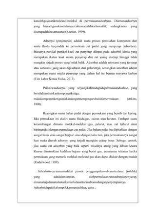 Laporan praktikum kimia fisika i perc. viii | PDF