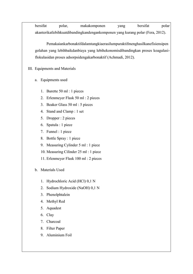 Laporan praktikum kimia fisika i perc. viii | PDF