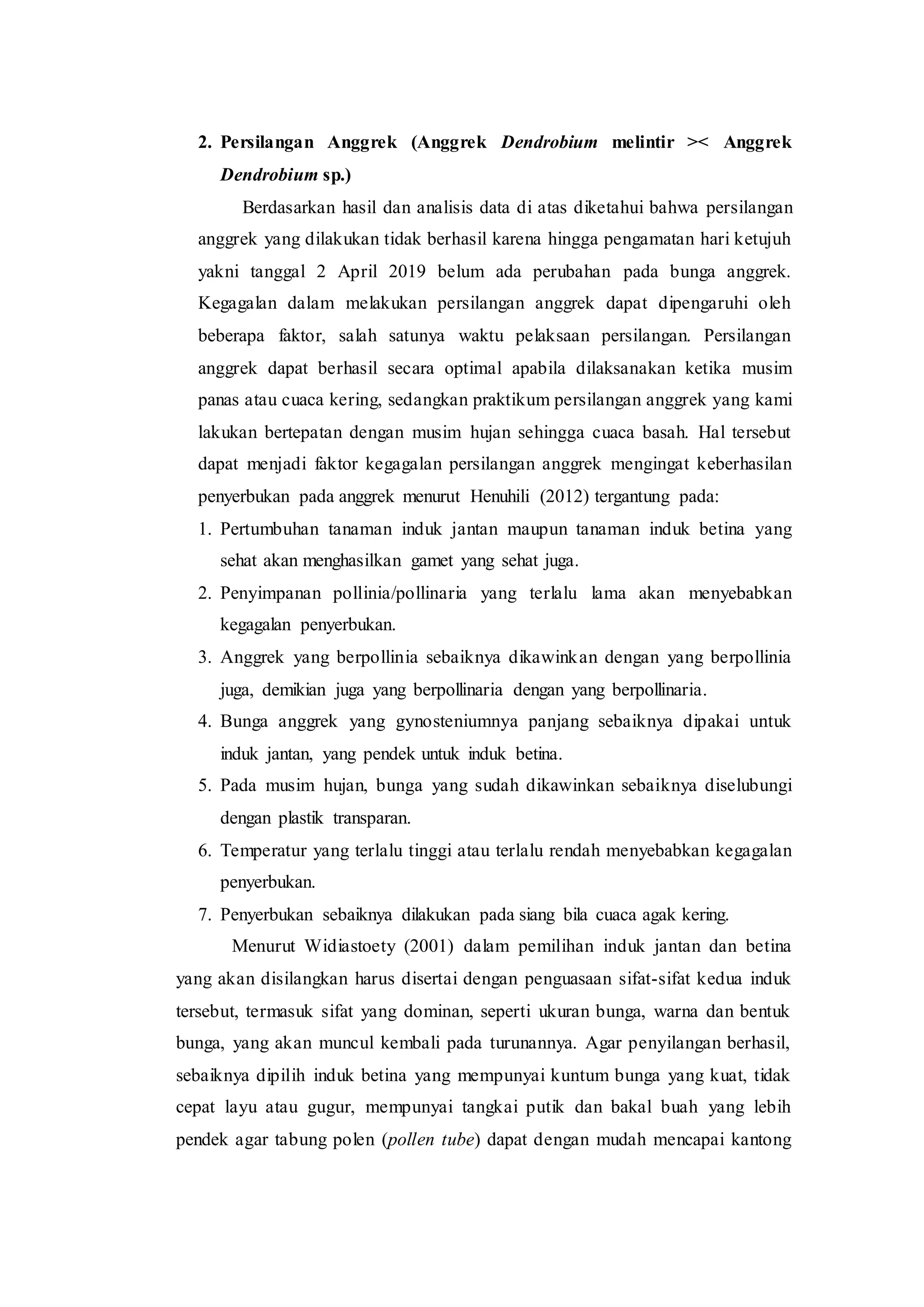 Laporan Praktikum Kultur Jaringan Tumbuhan: Aklimatisasi Anggrek ...