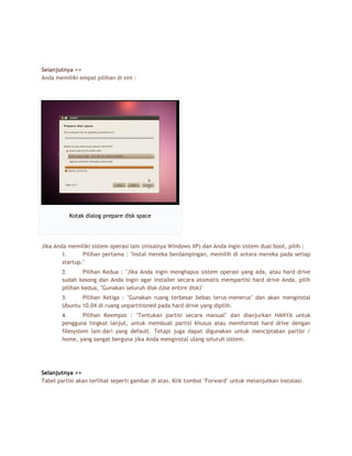 Laporan praktikum linux | PDF