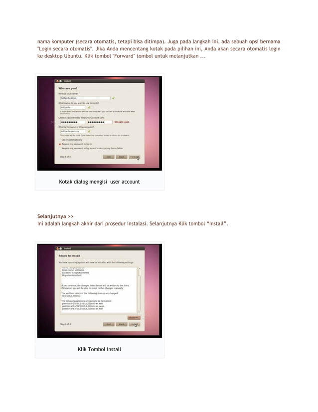 Laporan praktikum linux | PDF