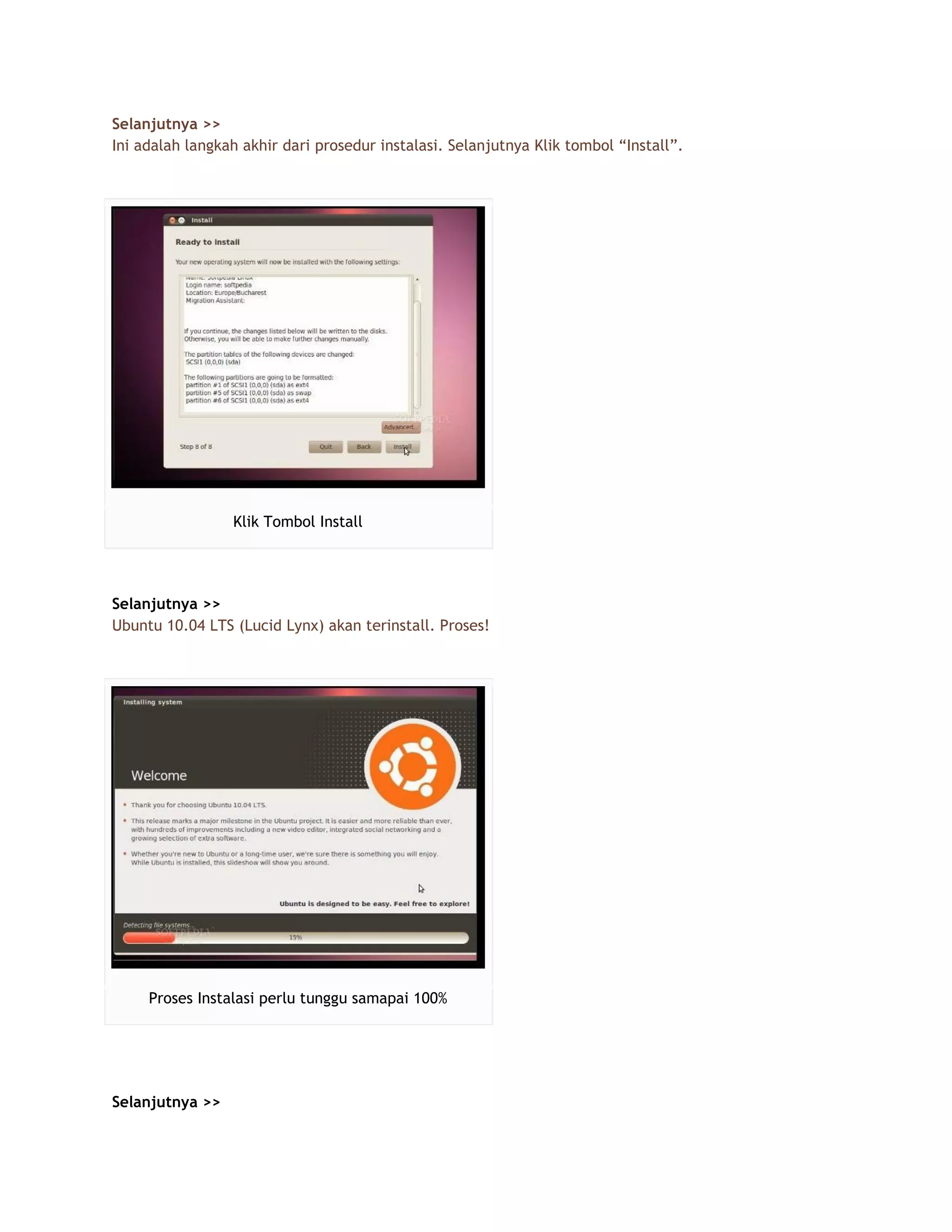 Laporan praktikum linux | PDF