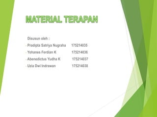 LAPORAN PRAKTIKUM MATERIAL TERAPAN.pptx