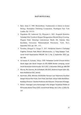 Laporan praktikum membran biologi | PDF