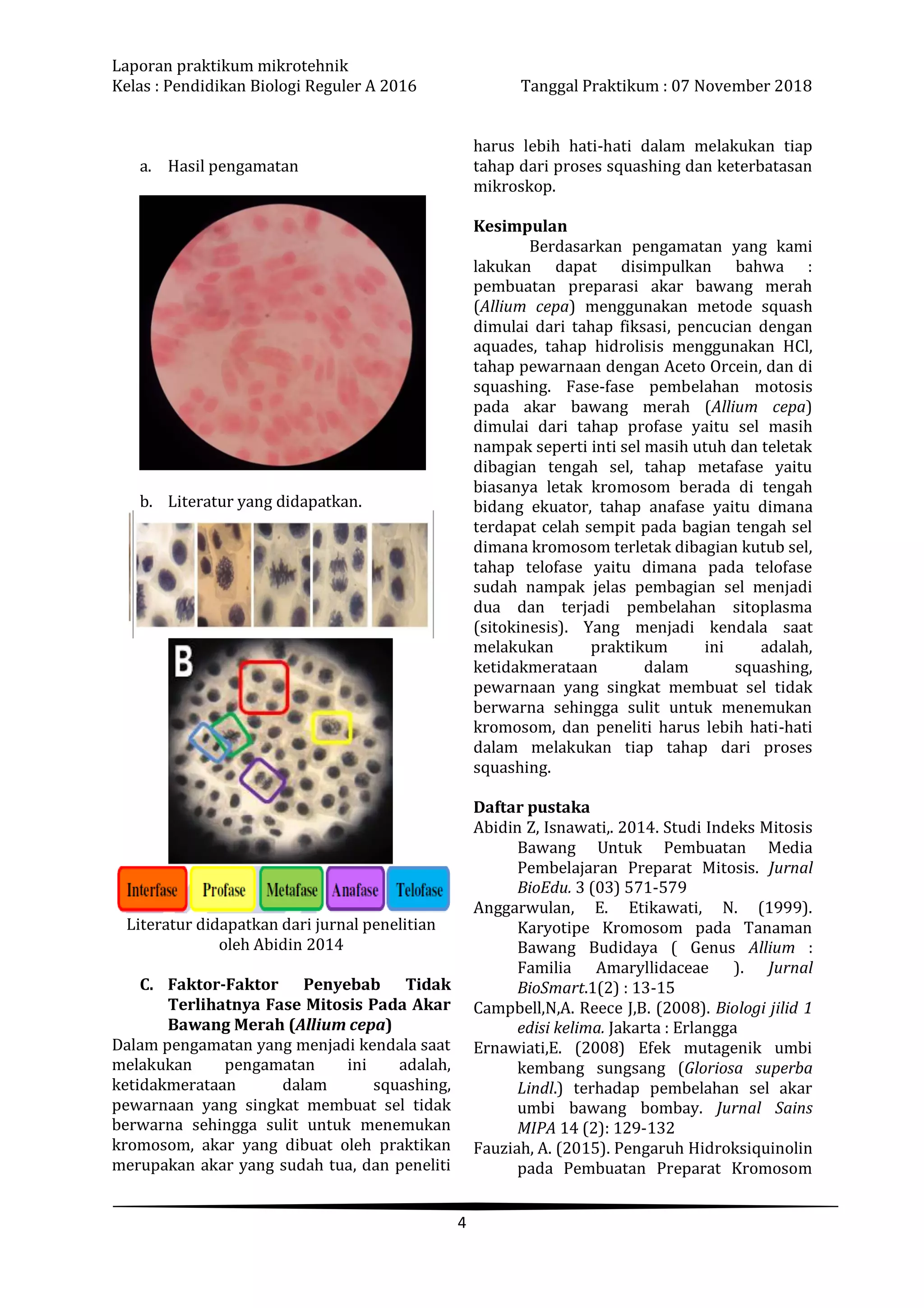 Laporan praktikum mikrotehnik ade layyinah indriyani | PDF
