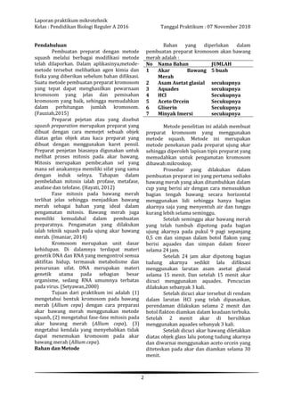 Laporan praktikum mikrotehnik ade layyinah indriyani | PDF