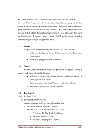 Laporan praktikum modul 1 | PDF