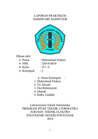 Laporan praktikum modul 1 | DOCX