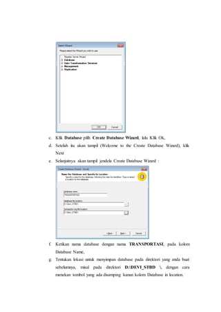 Laporan praktikum modul 1 (dbms) | DOCX