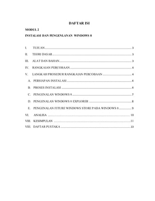 Laporan praktikum modul 2 | PDF