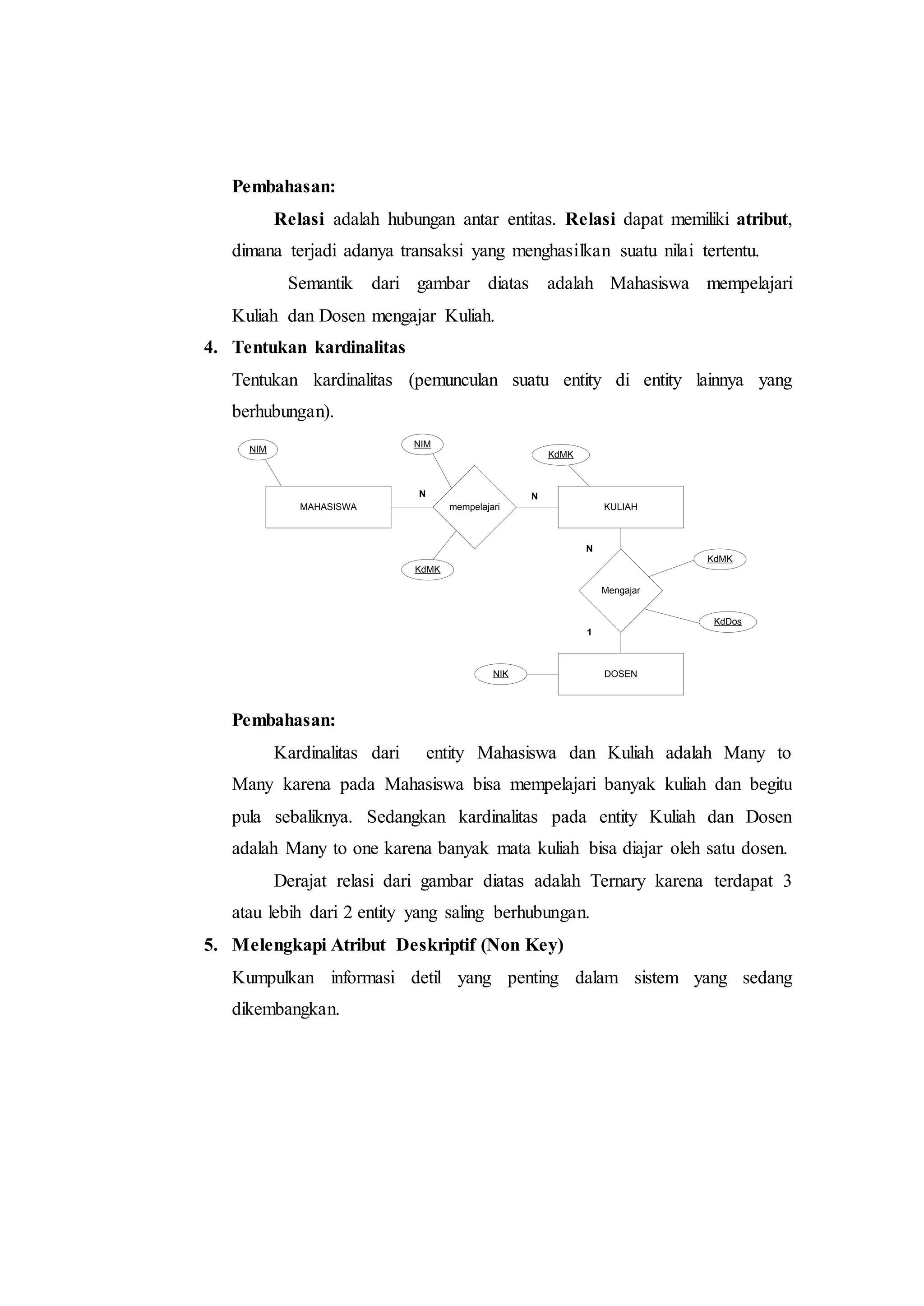 Laporan praktikum modul 3 (erd notasi peterchen) - | DOCX