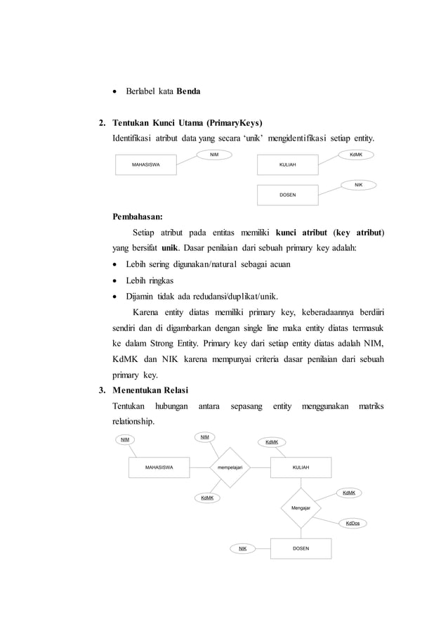 Laporan praktikum modul 3 (erd notasi peterchen) - | DOCX
