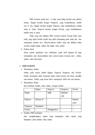 Laporan praktikum modul 4 (e-rd notasi martin) | DOCX