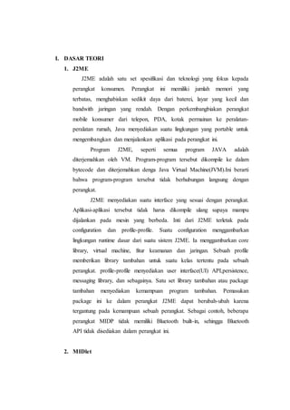 Laporan praktikum modul 8 pemrogrman mobile j2me II devi-201208104 | DOCX