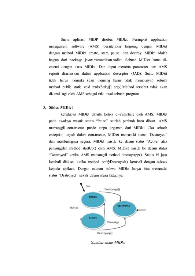 Laporan praktikum modul 8 pemrogrman mobile j2me II devi-201208104 | DOCX