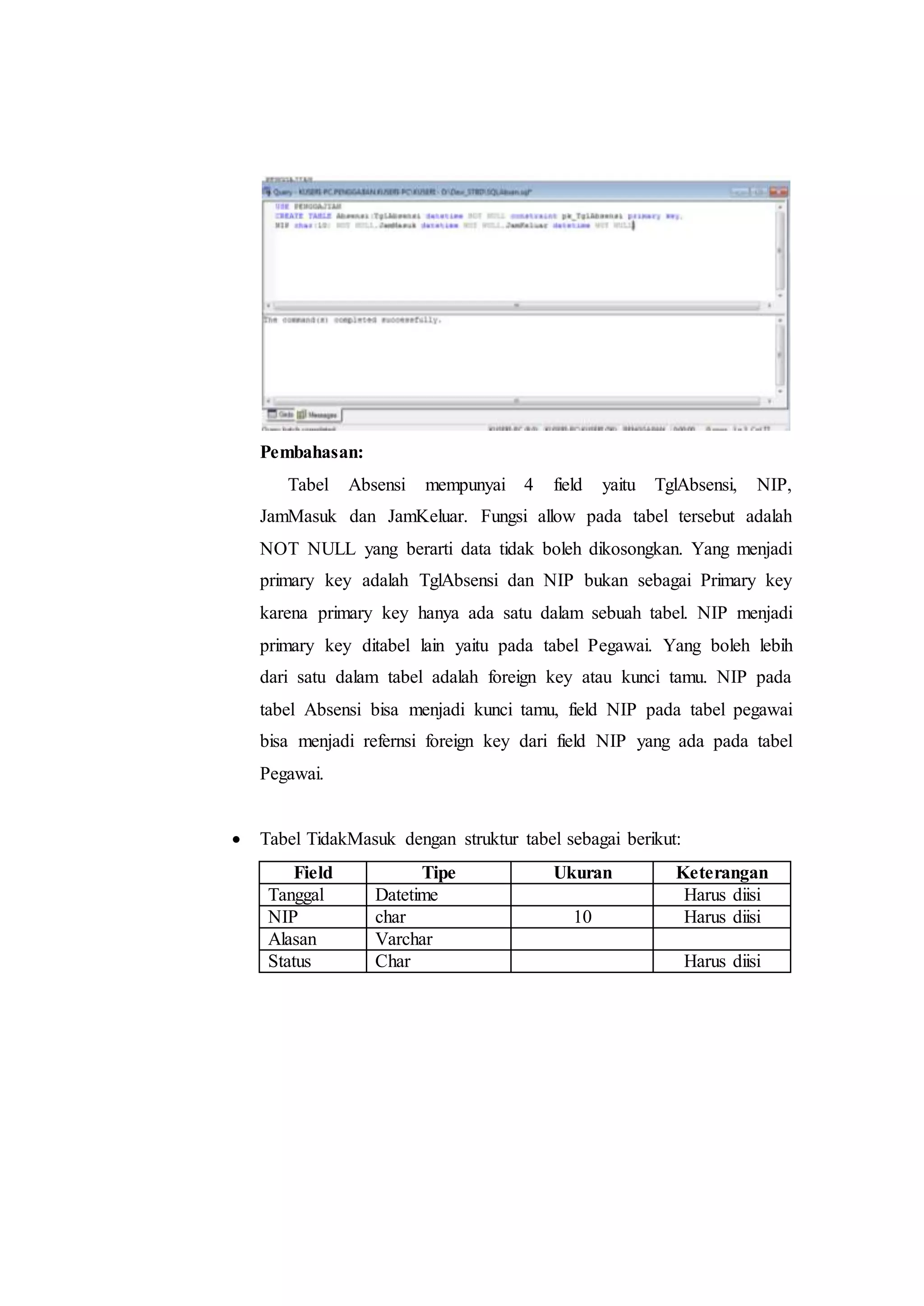Laporan praktikum modul 9 (review ddl dan dml) | DOCX