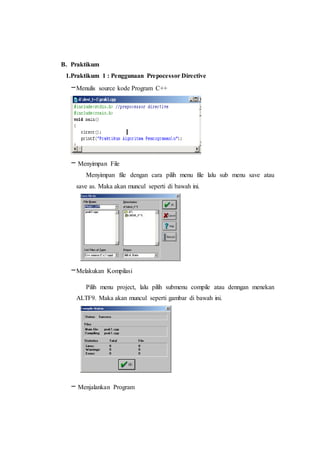 Laporan praktikum modul i | PDF