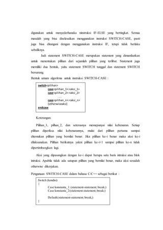 Laporan praktikum modul ii & iii | DOCX