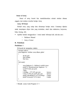 Laporan praktikum modul vii | DOCX