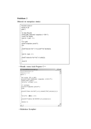 Laporan praktikum modul viii | PDF