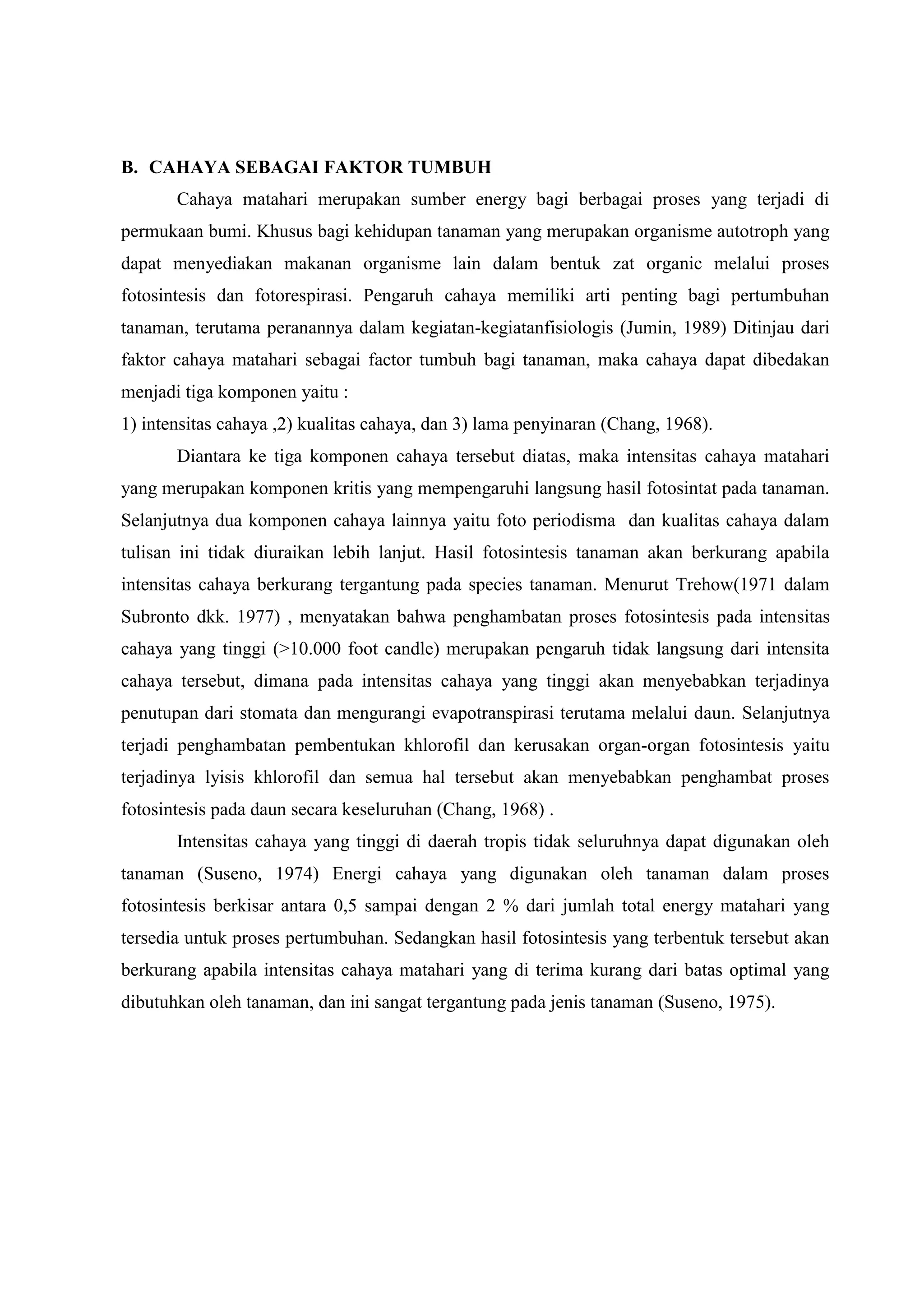 LAPORAN PRAKTIKUM PENGARUH INTENSITAS CAHAYA TERHADAP PERTUMBUHAN ... LAPORAN PRAKTIKUM PENGARUH INTENSITAS CAHAYA TERHADAP PERTUMBUHAN ...